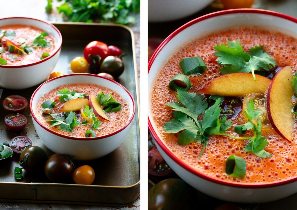 Külm tomatisupp – Puhas rõõm