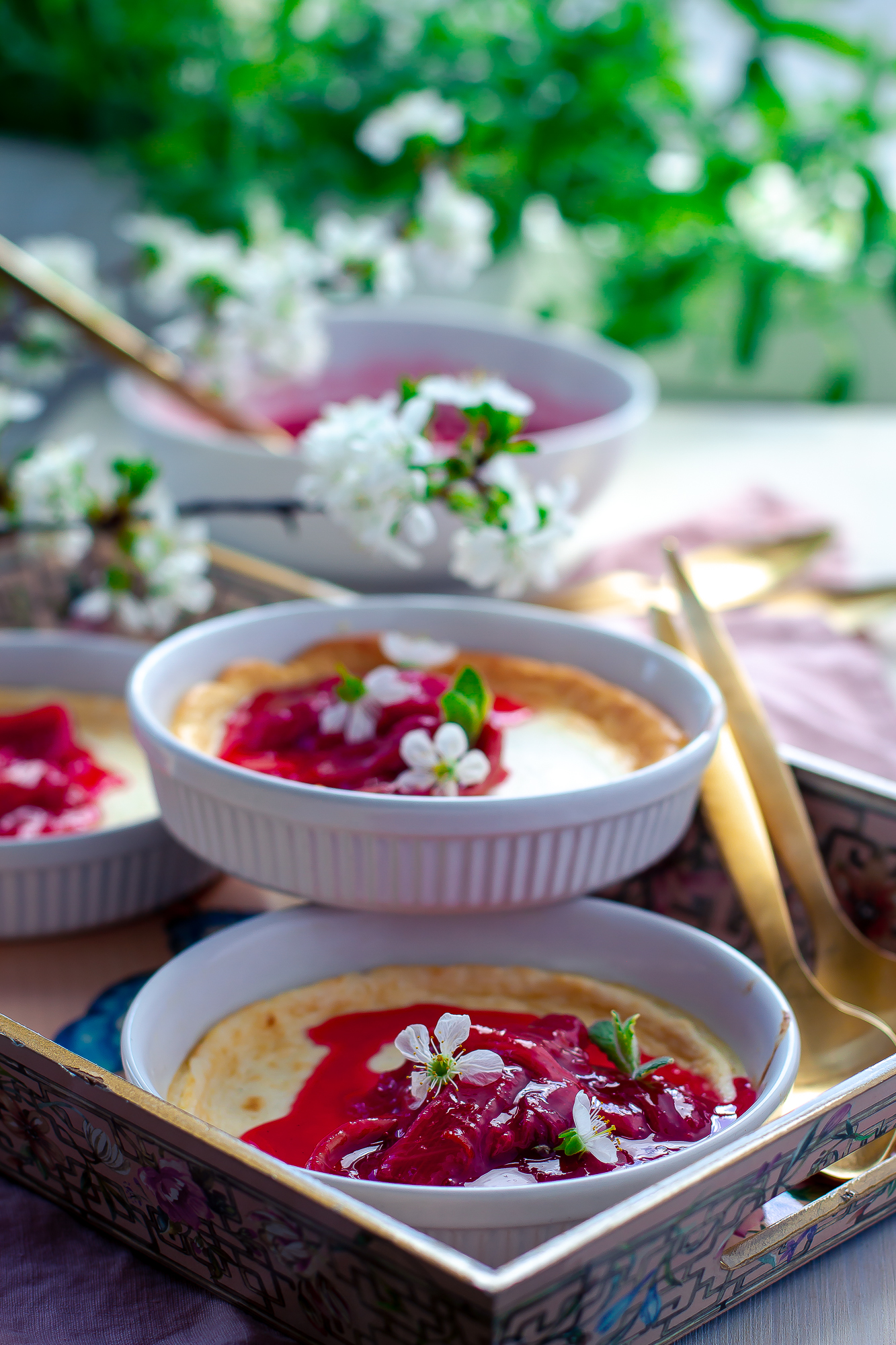 Küpsetatud skyr ja rabarber – Puhas rõõm